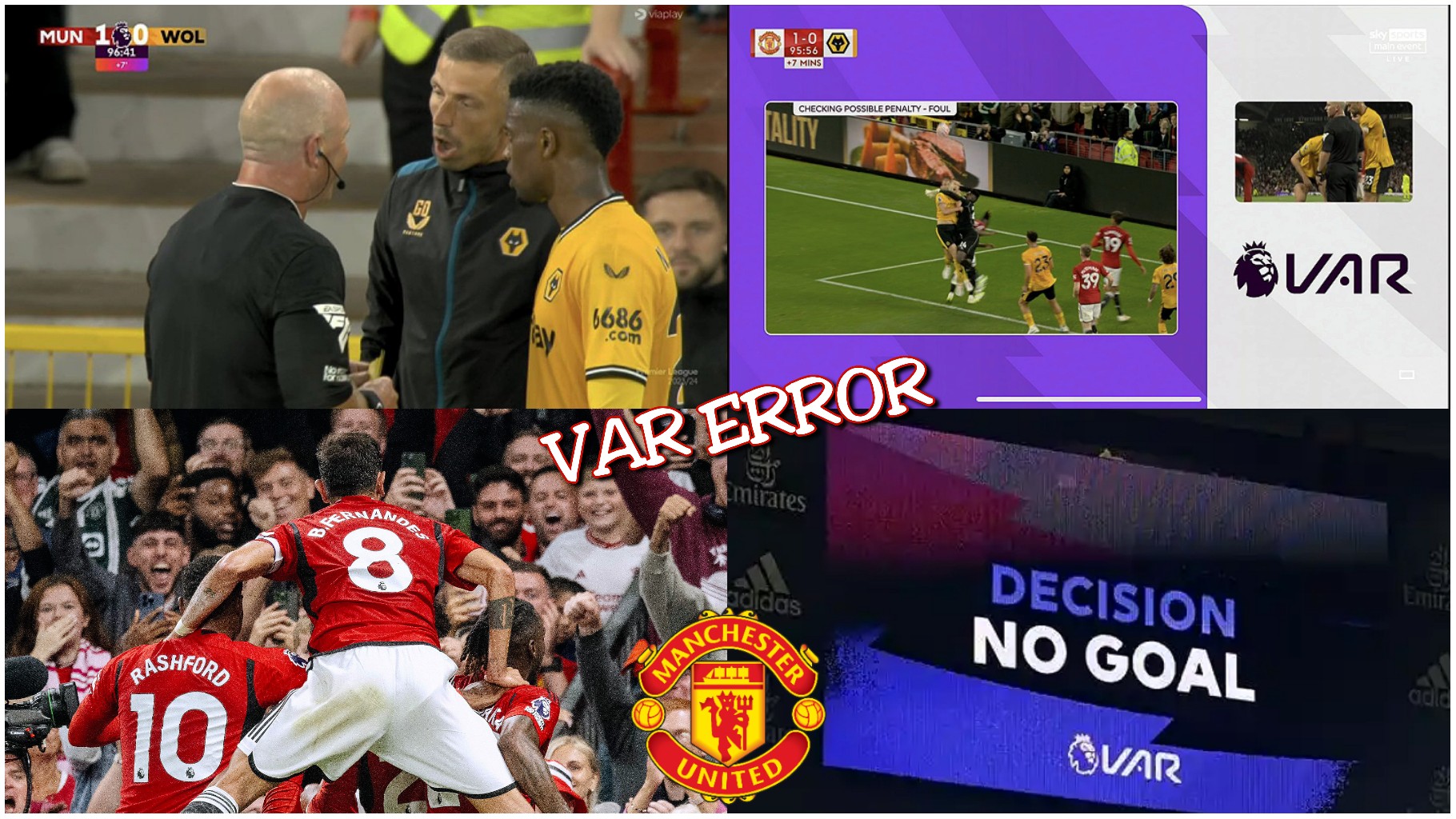 Man united cheated wolves? See VAR biggest mistake today that could ...