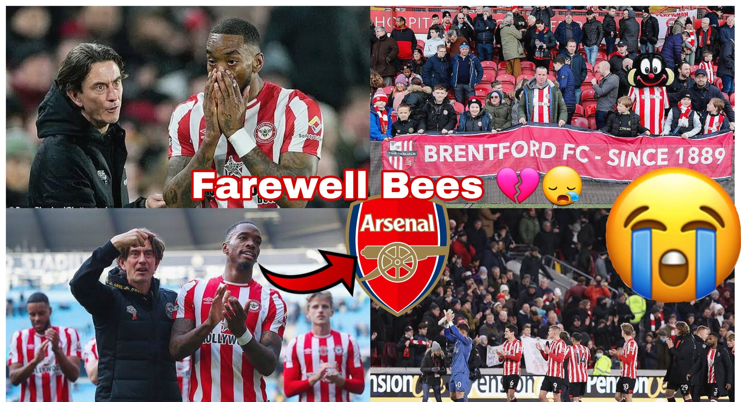 Emotional farewell: Ivan Toney broke down in tears as He sent farewell ...