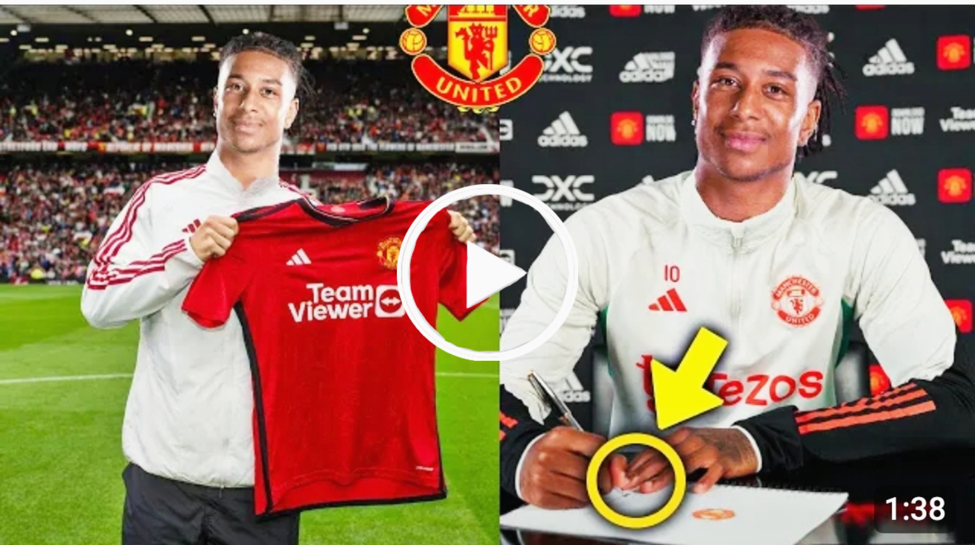HERE WE GO: Man united finally complete the signing of £60m superstar ...