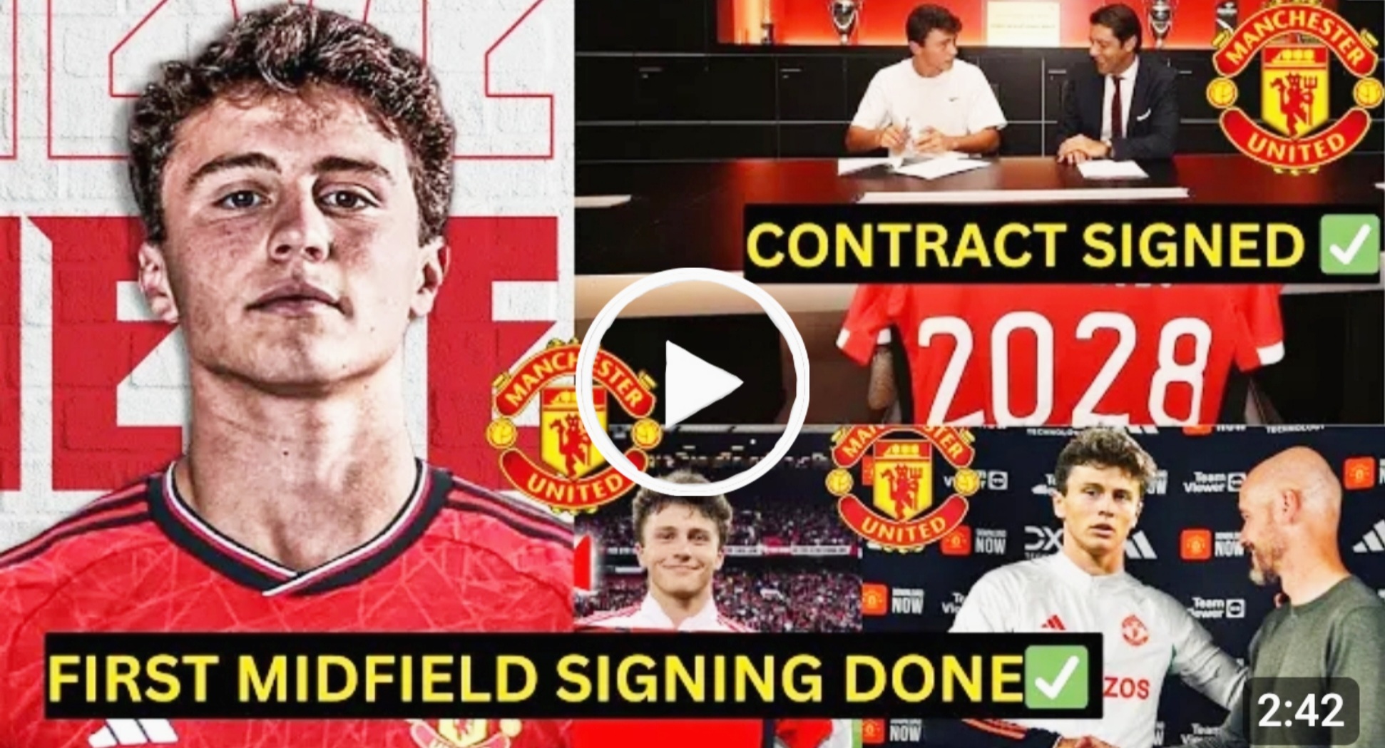 Second signing confirmed: Man United have finally agreed personal terms ...