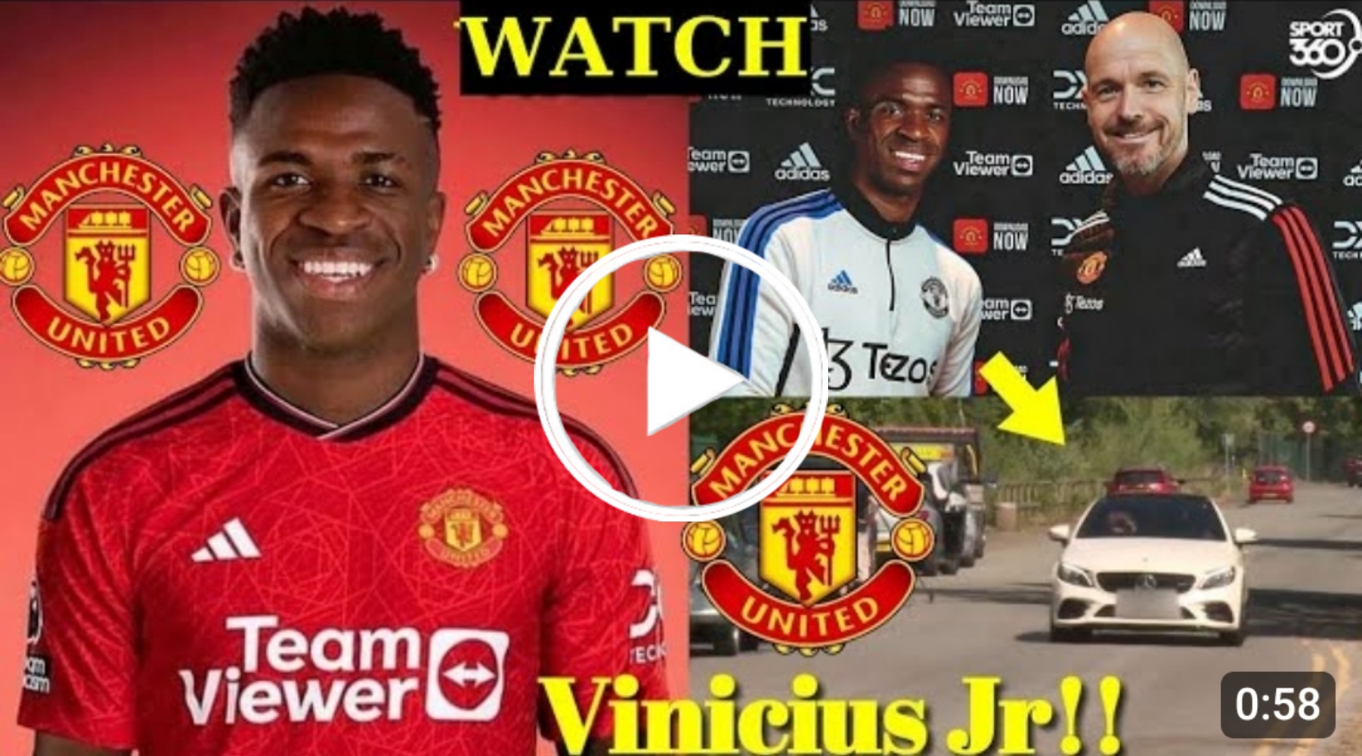 OFFICIAL NOW: Man United confirmed the signing of Vinicius jnr on a 5yr ...