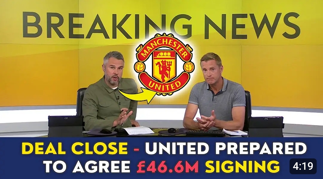 OFFICIAL NOW: Manchester United completes the signing of £40m champions ...