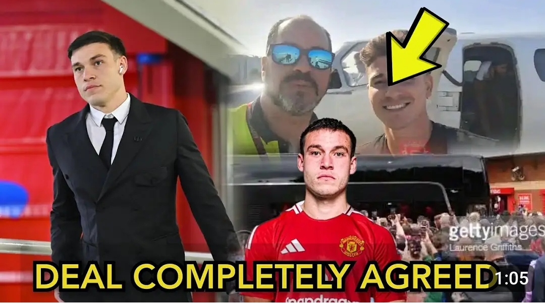 DEAL COMPLETED: Manchester United complete the signing of £80m premier ...