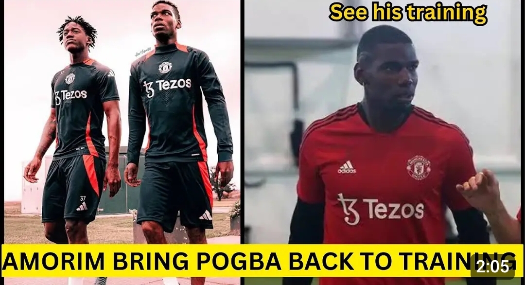 BREAKING: Paul Pogba back at Man United training ground Today,as Club ...