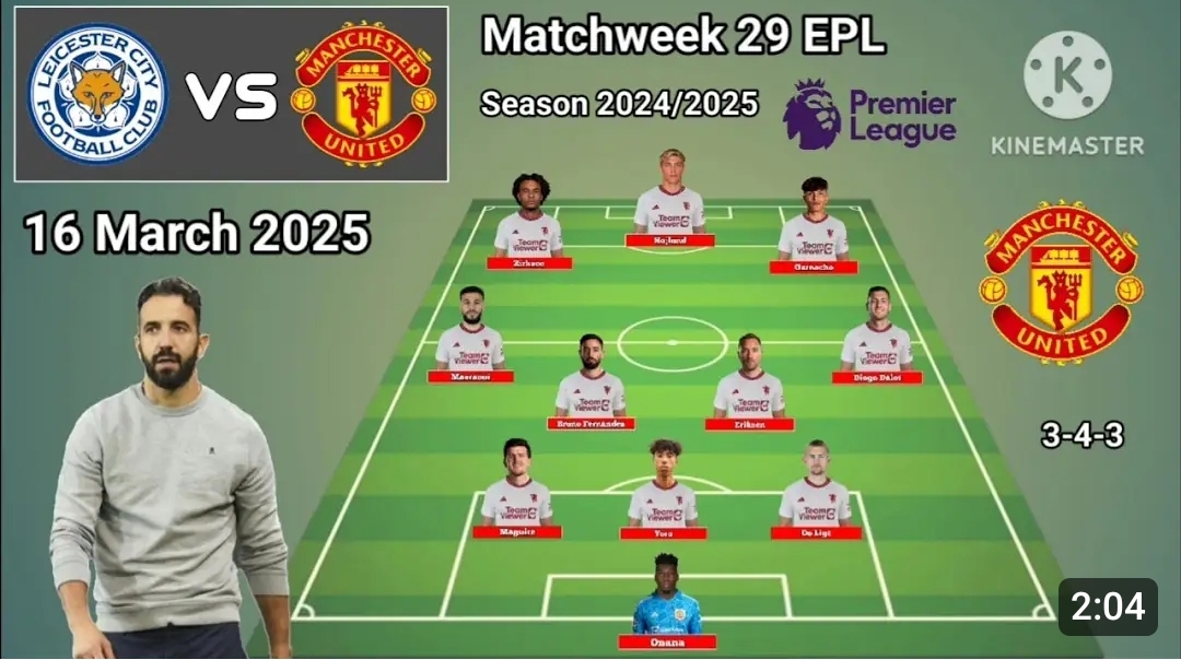 (3-4-3) Paul Pogba starts for the very first time", Predicted Man United line up vs Leicester ...