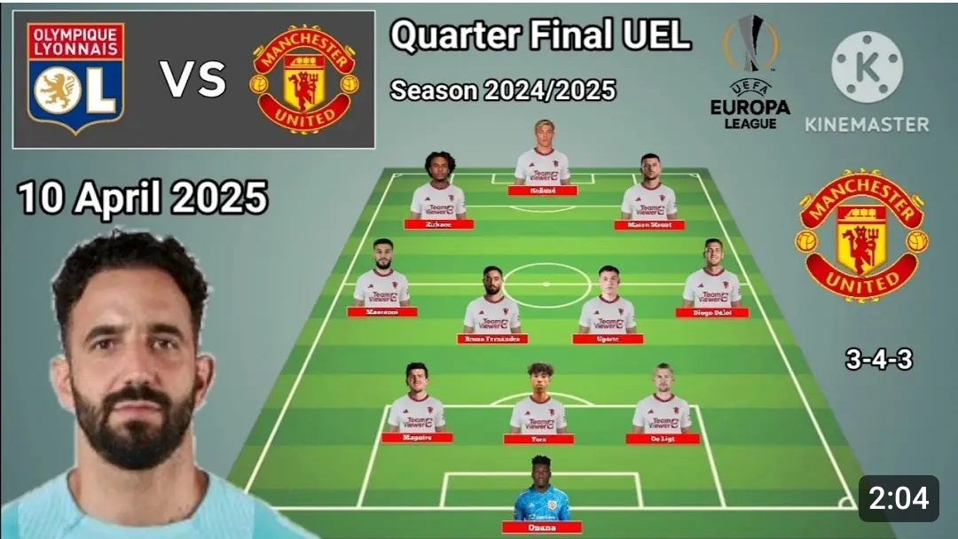 (3-4-3) Kobbie Mainoo back with new role to play", Predicted Man United ...