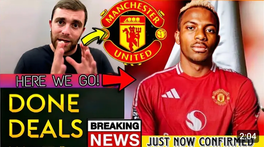 OFFICIAL NOW: Manchester United finally complete the signing of £100m ...