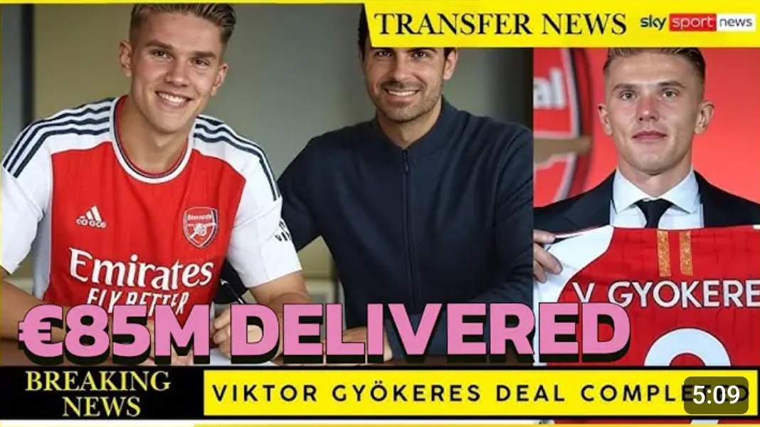 DONE DEAL: Arsenal confirmed the signing of £55m South American ...