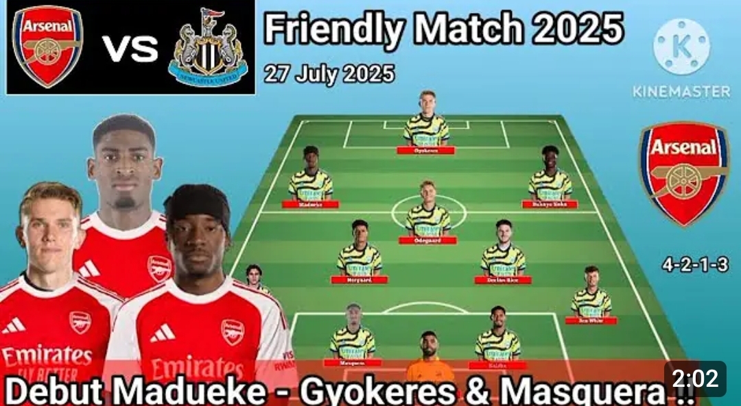 (4-3-2-1) Madueke and Gyokeres debut, Bukayo Saka position changed ...
