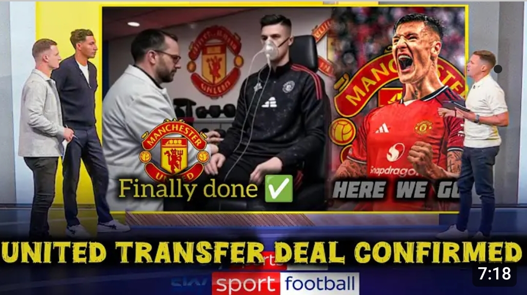 DONE DEALS: Man United signed a striker, Baleba completes medical to ...